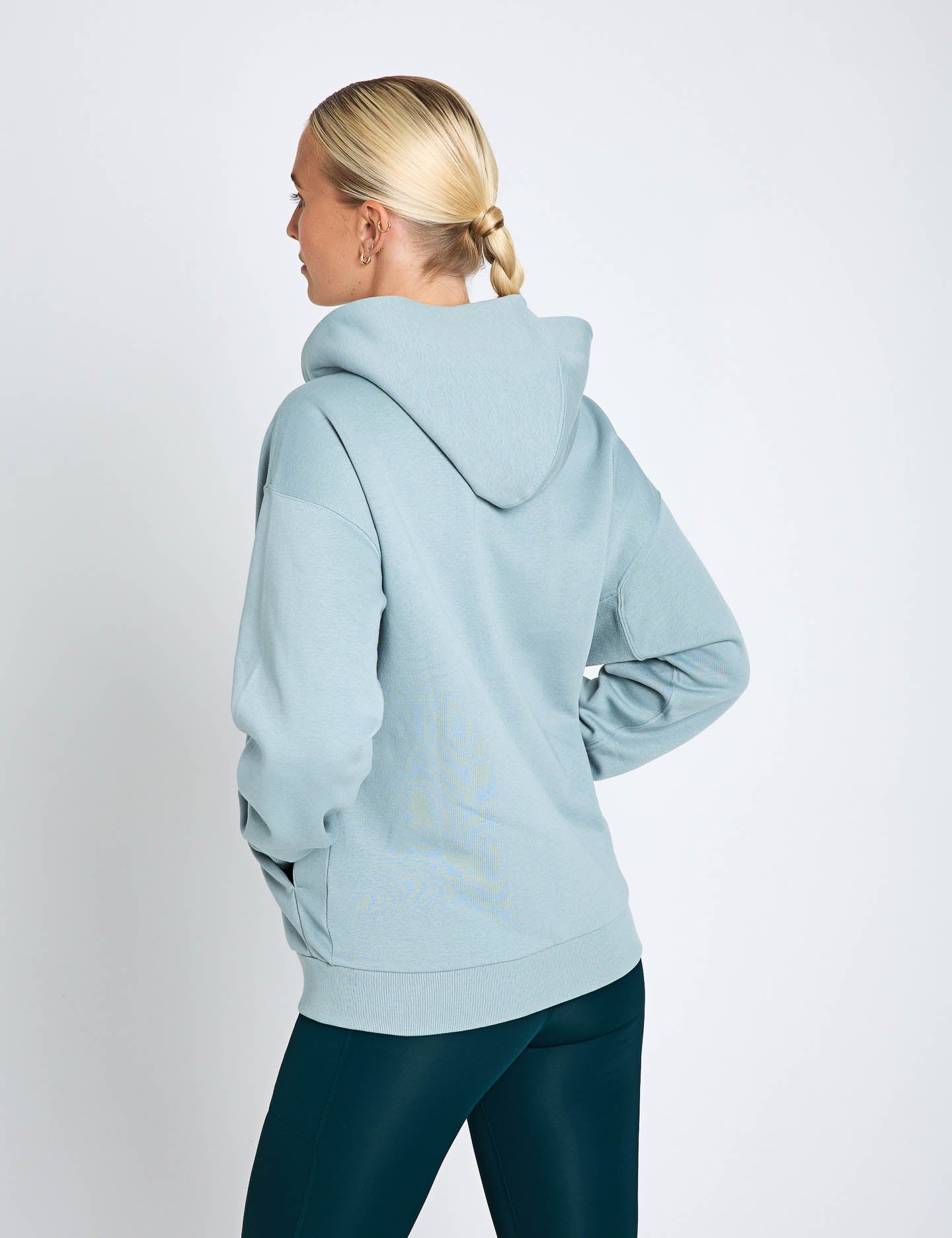 adidas | ALL SZN Fleece Full-Zip Hoodie -Wonder Sage | The Sports Edit