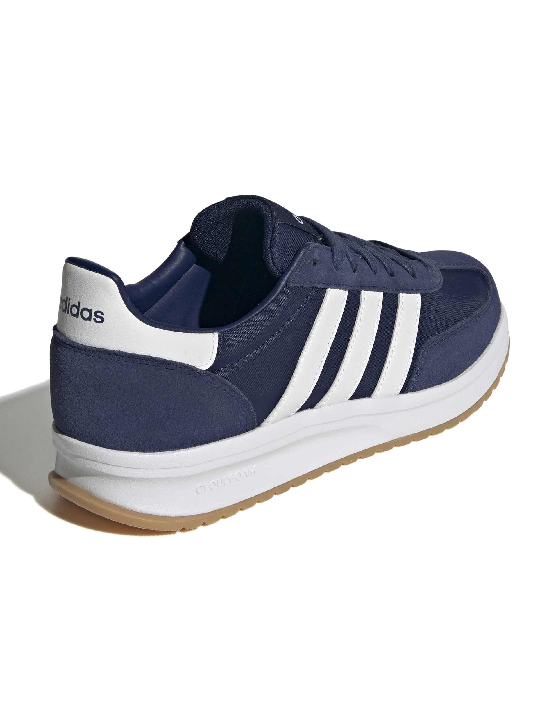 Adidas| Run 70s 2.0 Shoes - Dark Blue/Cloud White | The Sports Edit