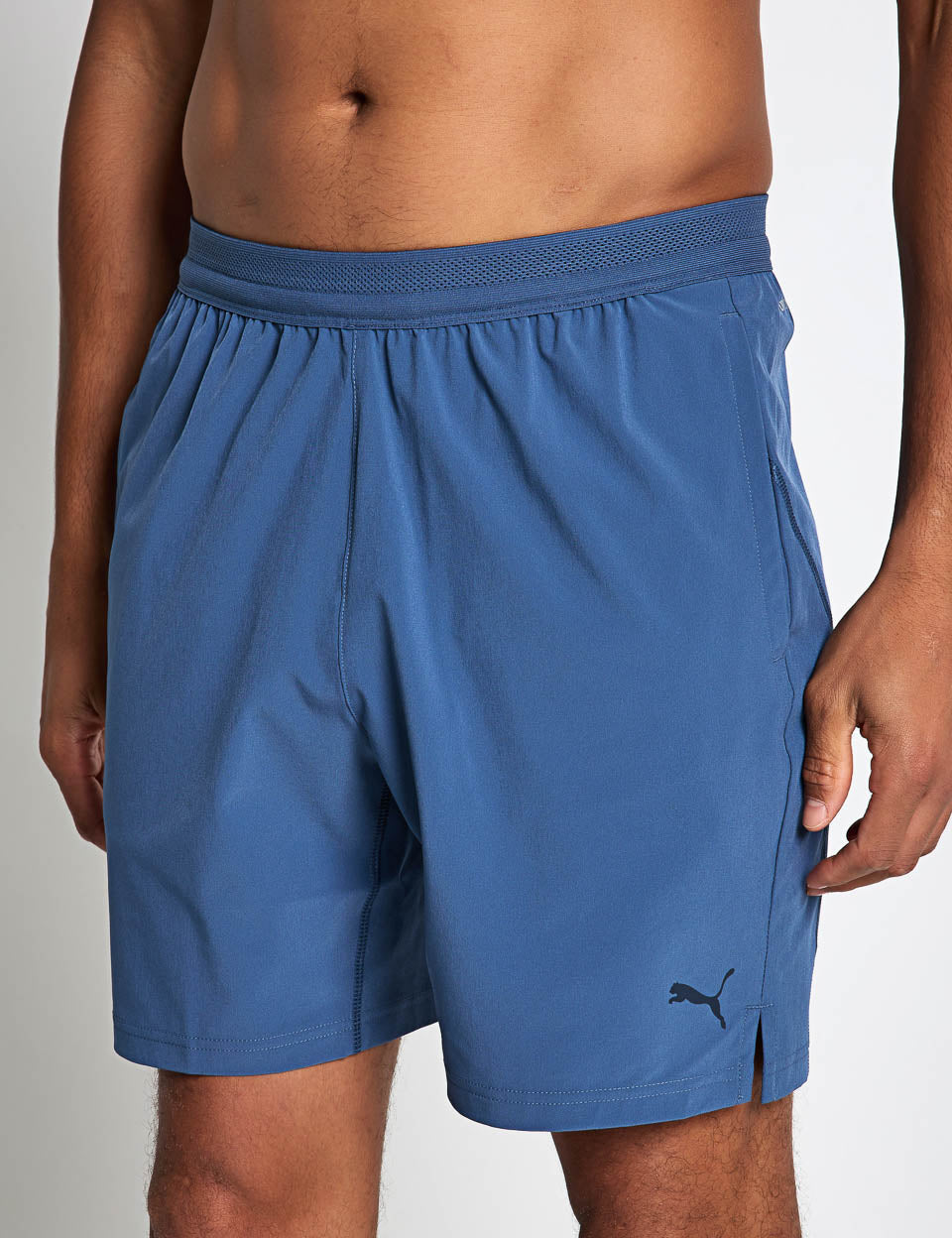 Puma | Tech Training 7" Stretch Woven Short - Indigo | The Sports Edit
