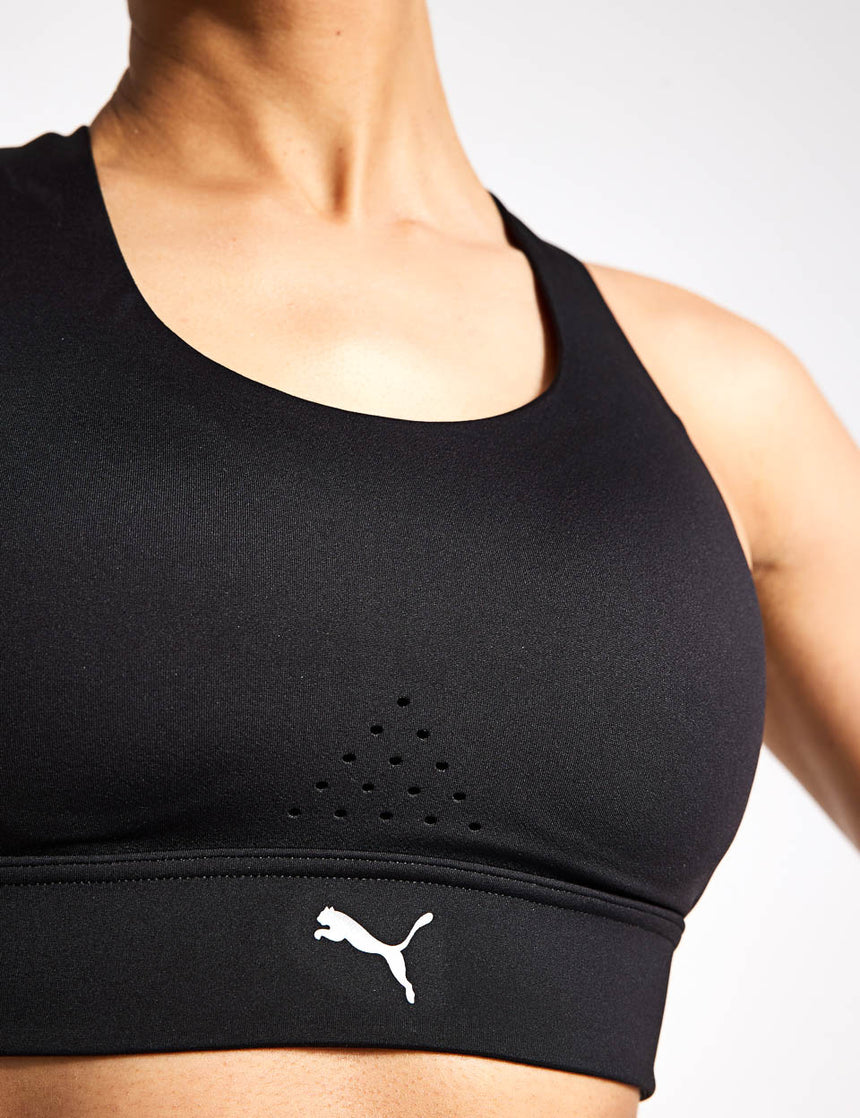 PUMA | PWRbreathe Run Bra - Black | The Sports Edit