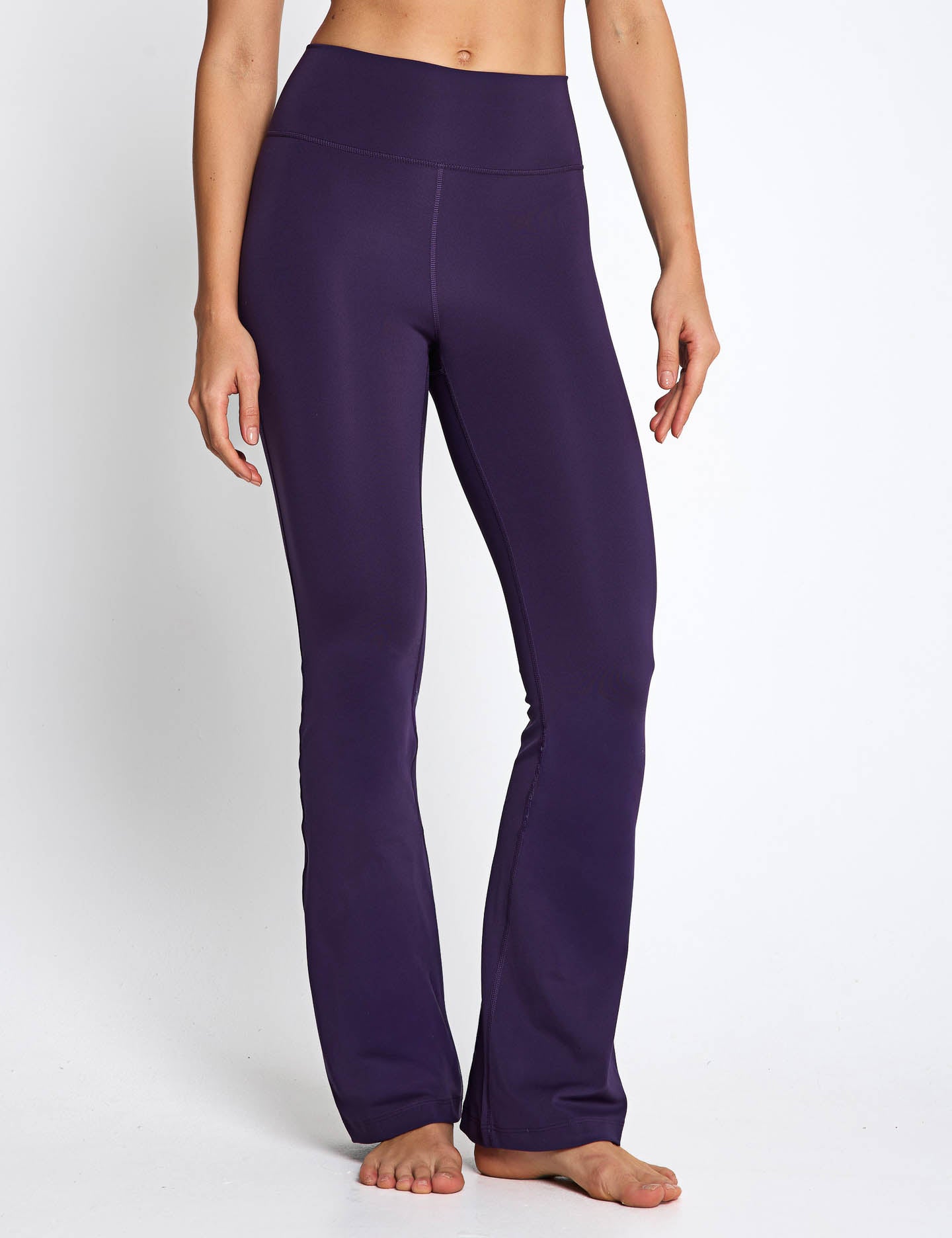adidas | All Me Essentials Flare Leggings - Plum | The Sports Edit