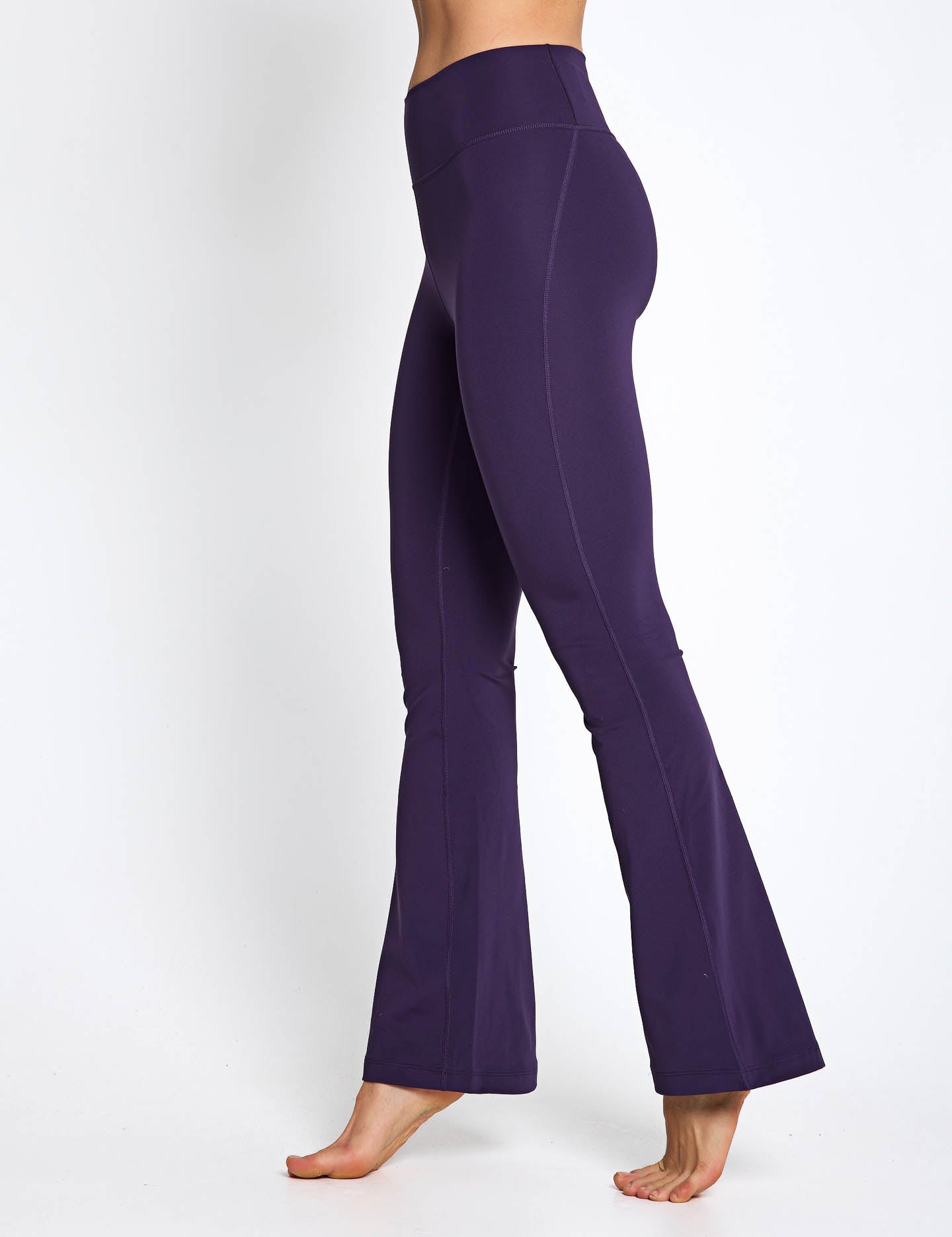 adidas | All Me Essentials Flare Leggings - Plum | The Sports Edit