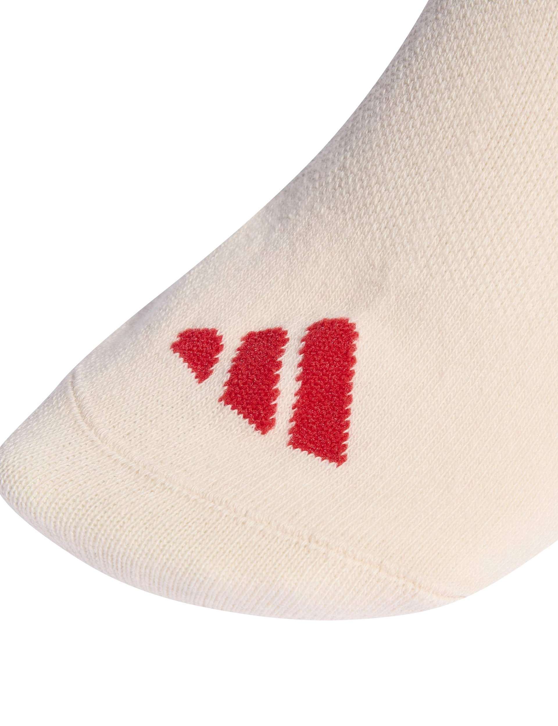 adidas | Graphic Socks 3 Pack - Quartz/White/Ruby | The Sports Edit