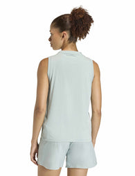 adidas | Train Essentials Big Performance Tank White | The Sports Edit