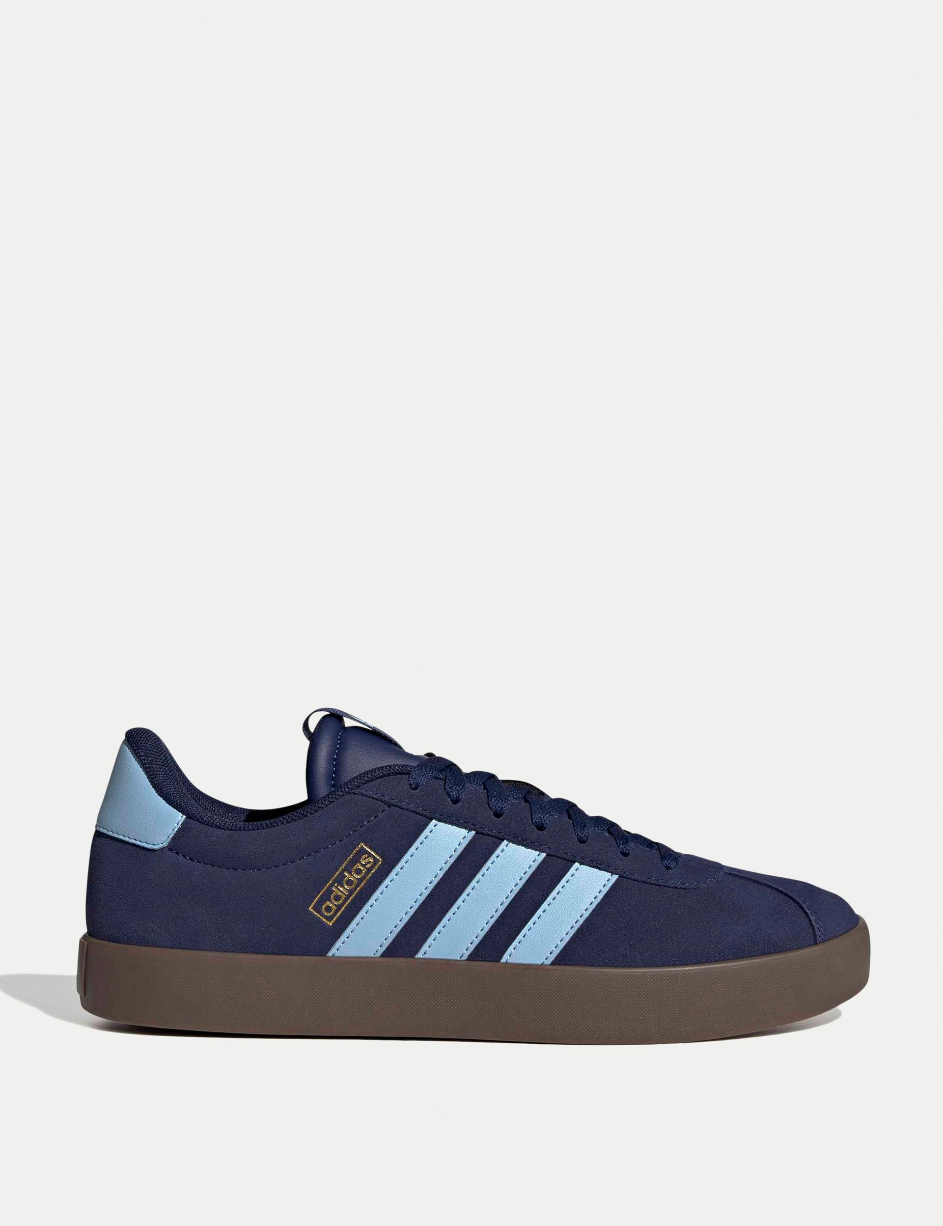Adidas | VL COURT 3.0 Shoes - Dark Blue/Clear Sky | The Sports Edit