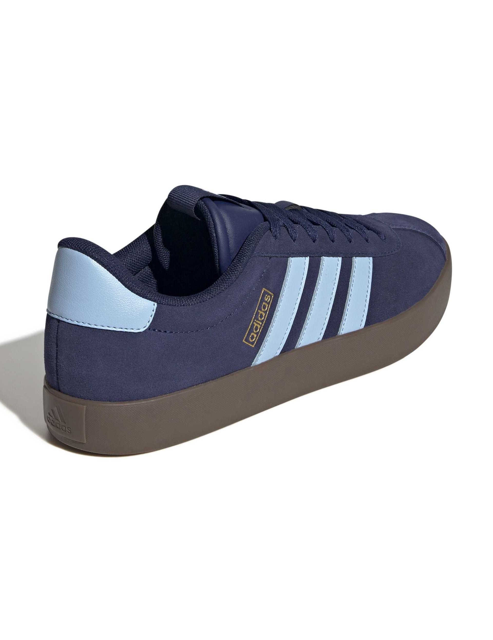 Adidas | VL COURT 3.0 Shoes - Dark Blue/Clear Sky | The Sports Edit