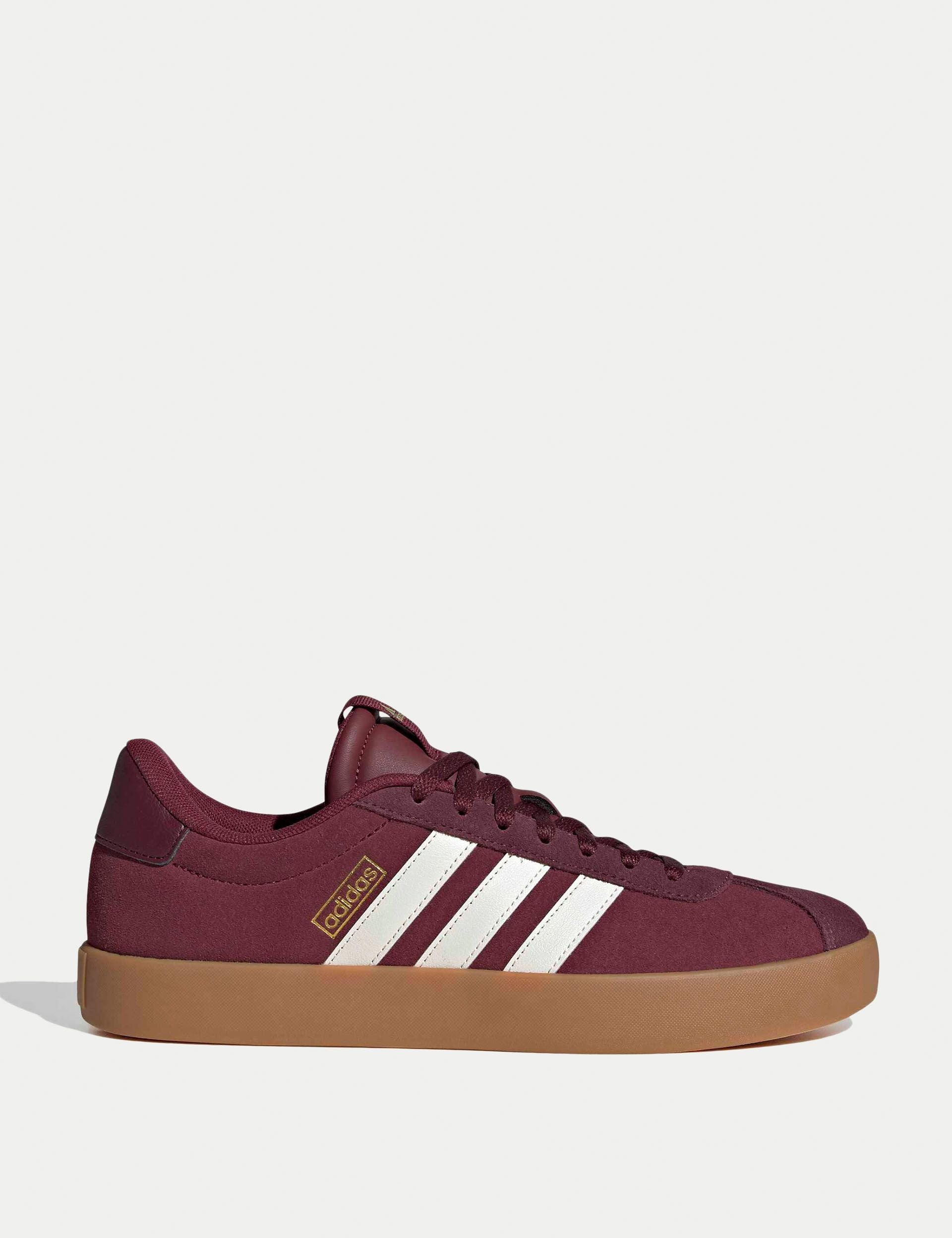 Adidas | VL COURT 3.0 Shoes - Shadow Red | The Sports Edit