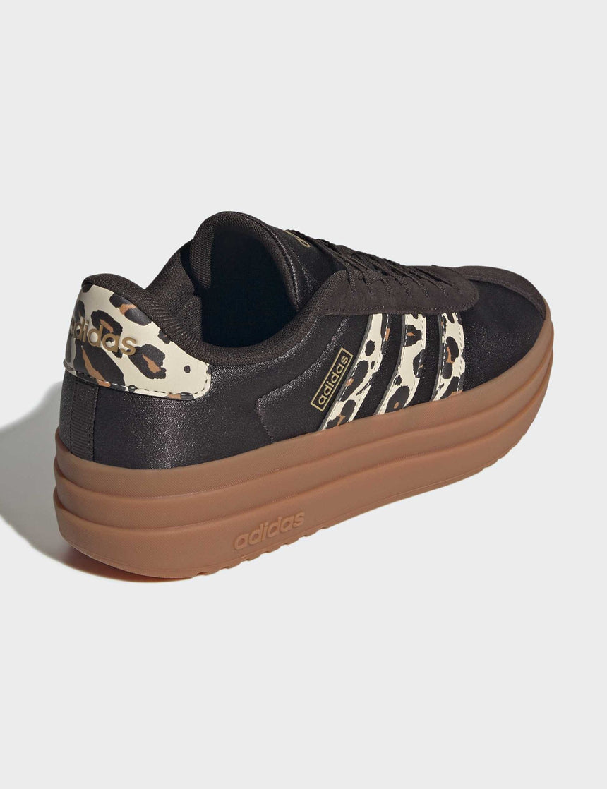 adidas | VL Court Bold Shoes - Coffee/Linen/Gold | The Sports Edit