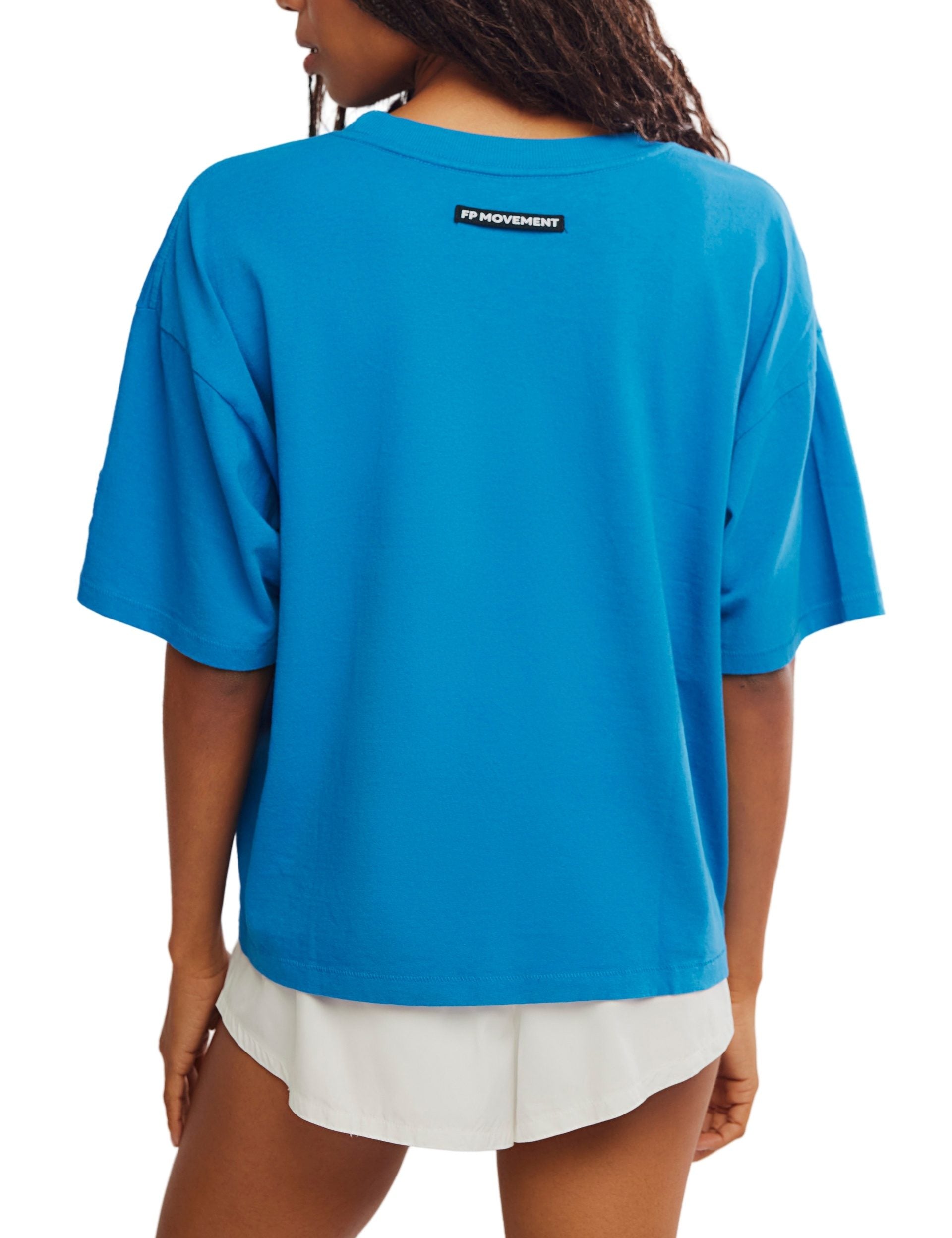 FP Movement | Tackle Tee - Light Cobalt | The Sports Edit