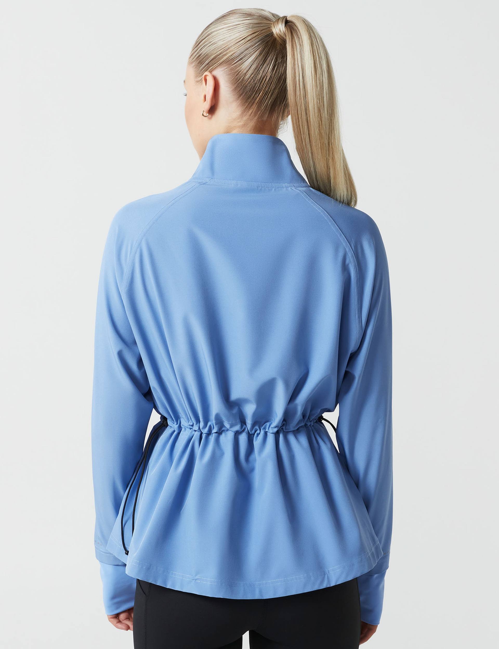 Lilybod | Helena Running Jacket - Azure Blue | The Sports Edit