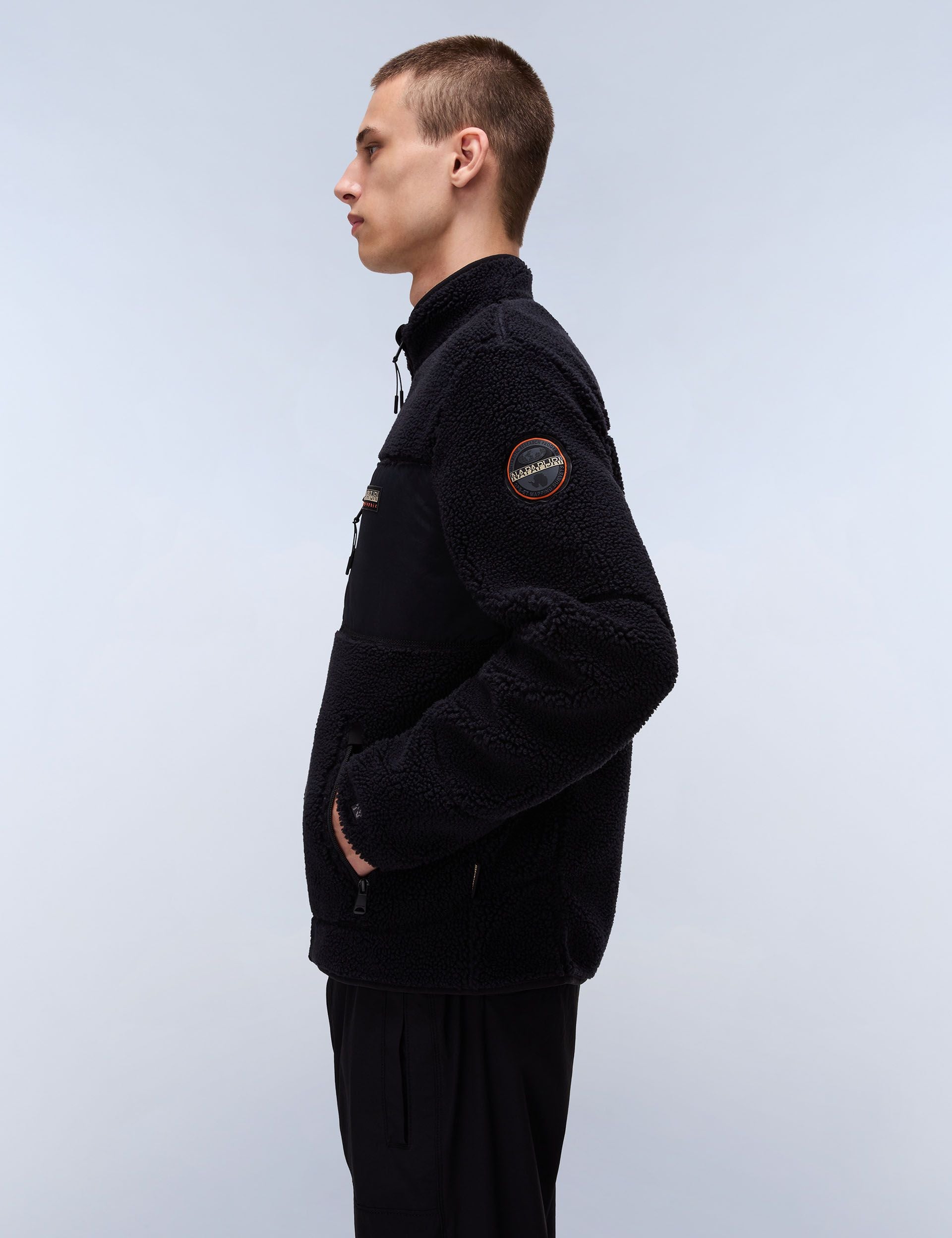 Napapijri | Yupik Full-Zip Fleece - Black | The Sports Edit