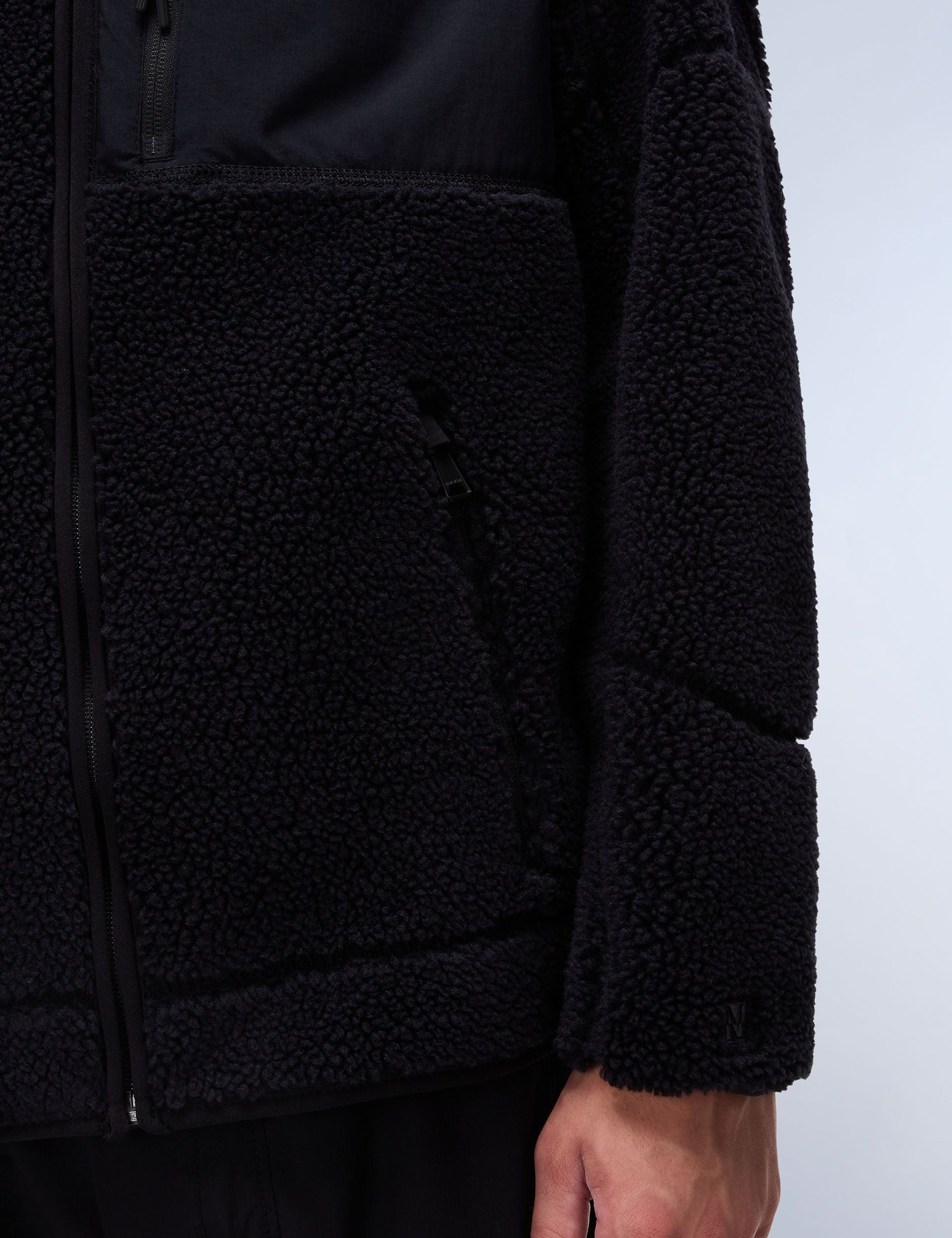 Napapijri | Yupik Full-Zip Fleece - Black | The Sports Edit