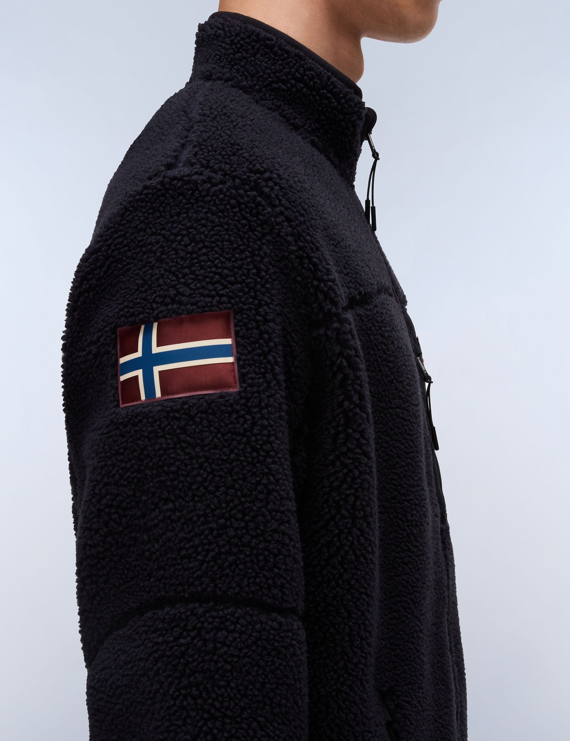 Napapijri | Yupik Full-Zip Fleece - Black | The Sports Edit