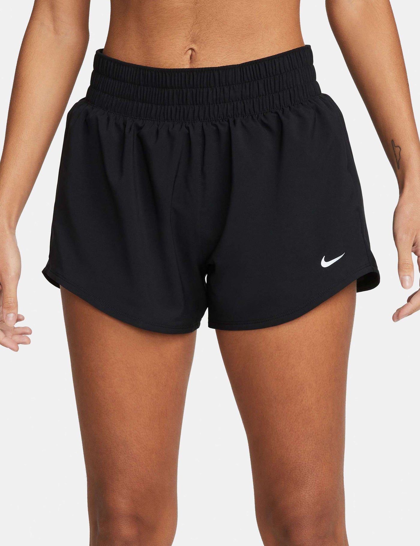 Nike | One Dri-FIT 3" Brief-Lined Shorts - Black | The Sports Edit