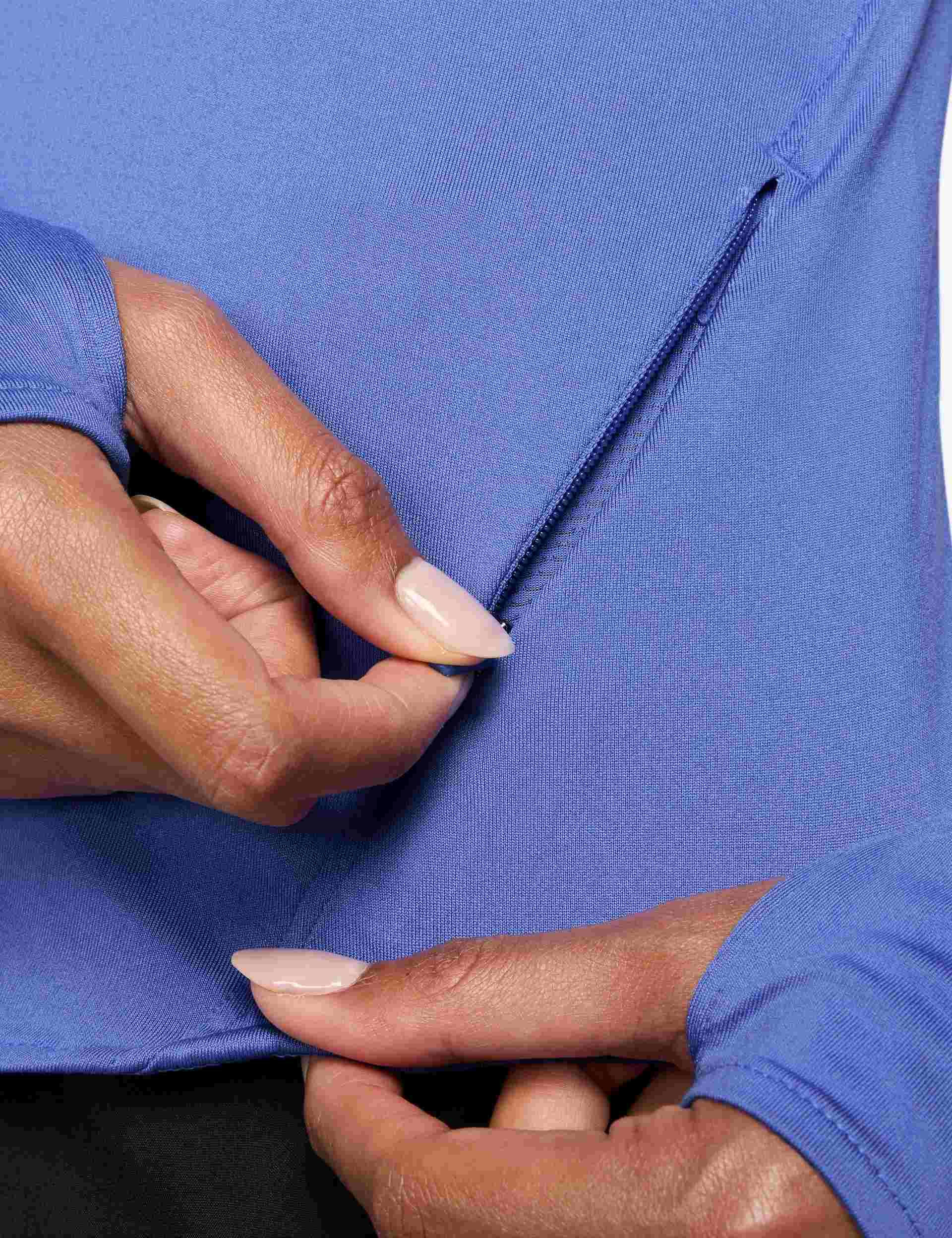 Nike | Swift Dri-FIT UV LS Running Top - Sapphire | The Sports Edit