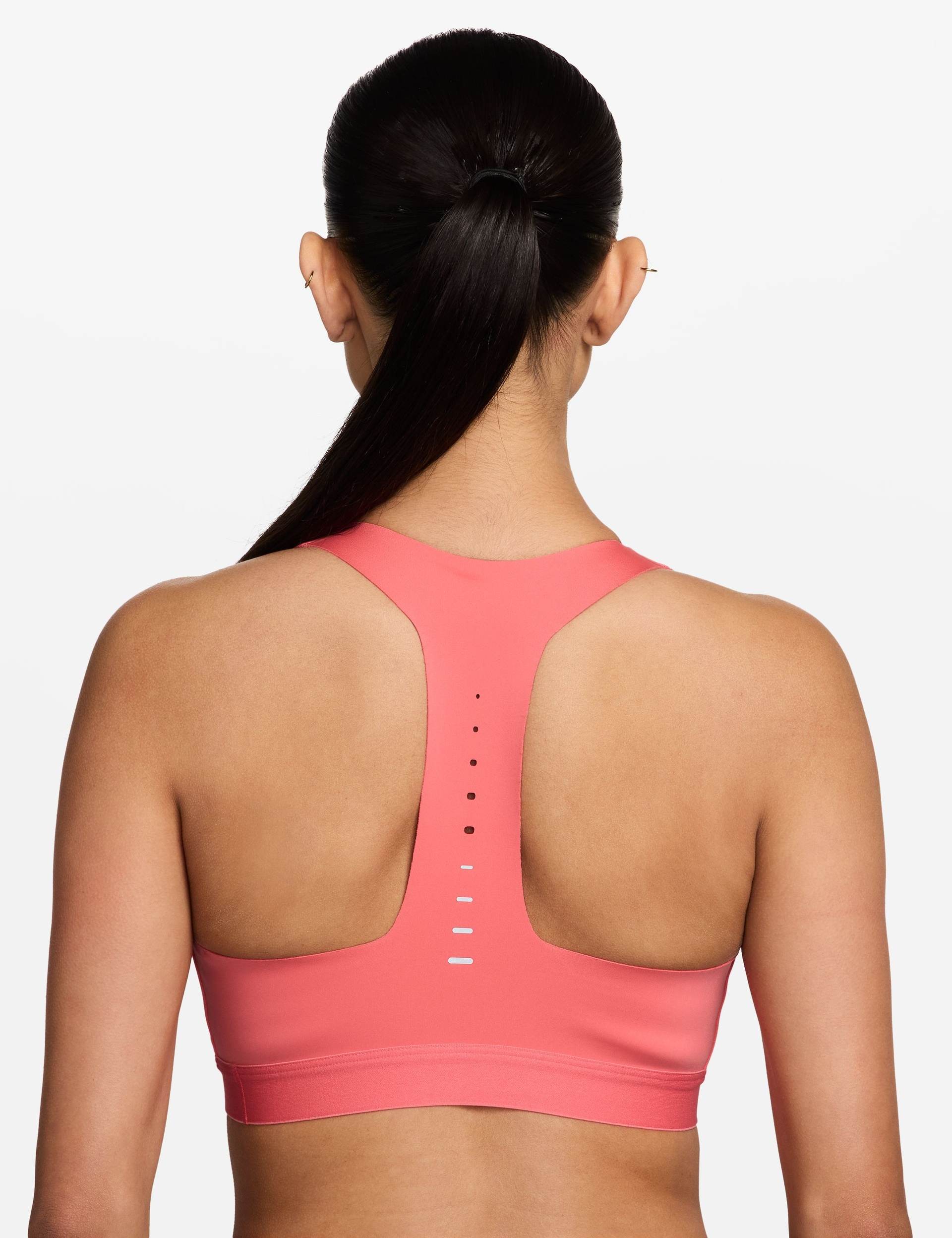 Nike | Swift High-Support Lined Bra - Sea Coral | The Sports Edit