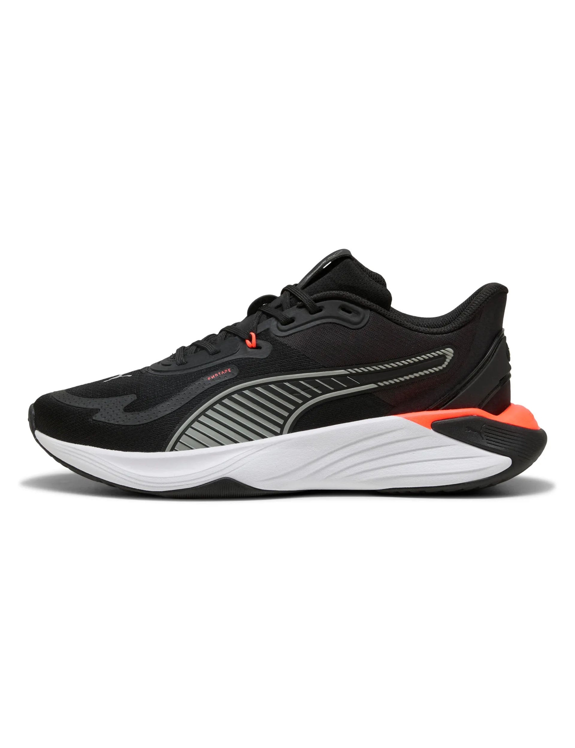 Puma | PWR Hybrid TR - Black/White/Red/Gray | The Sports Edit