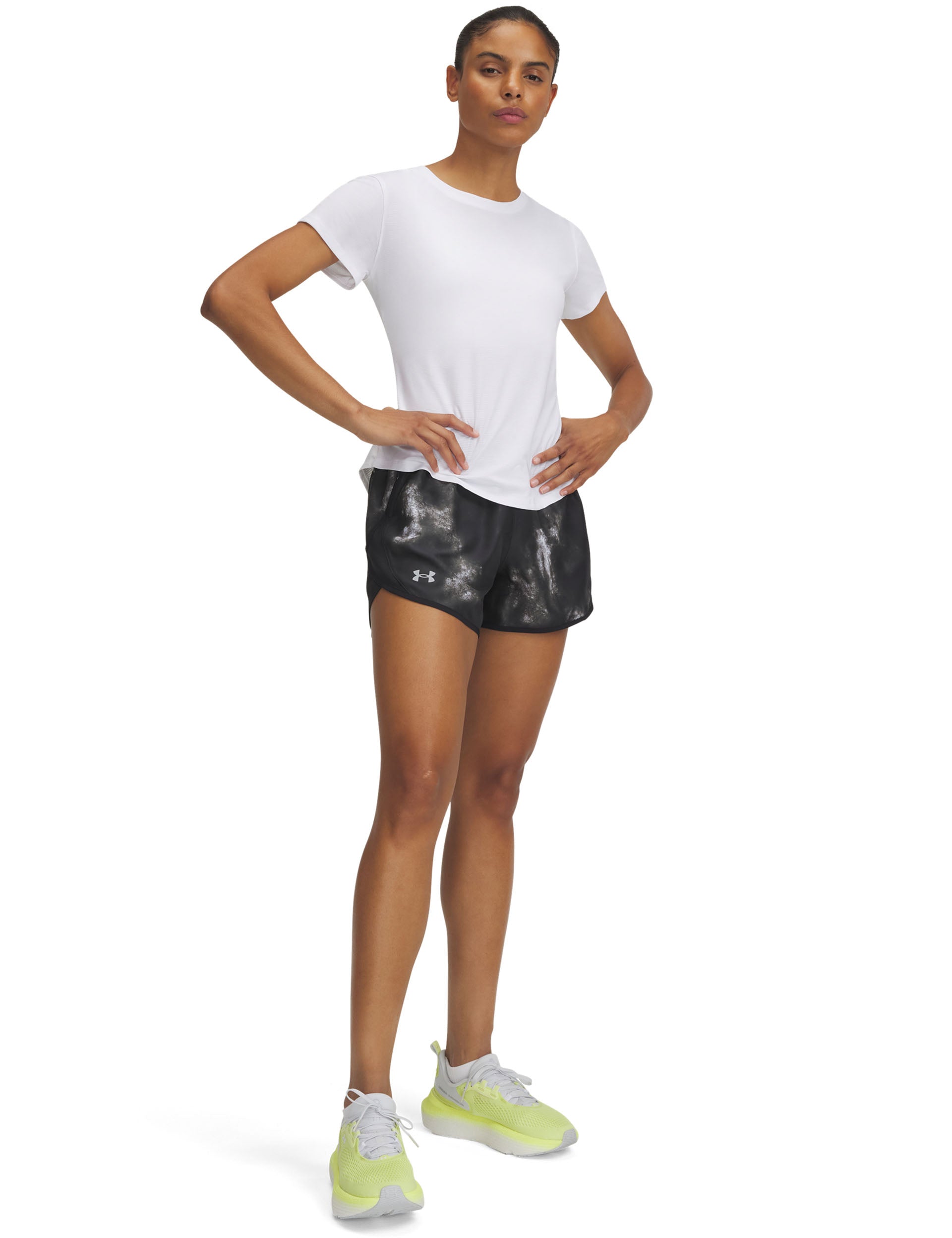 Fly By Printed 3 Shorts Black Reflective