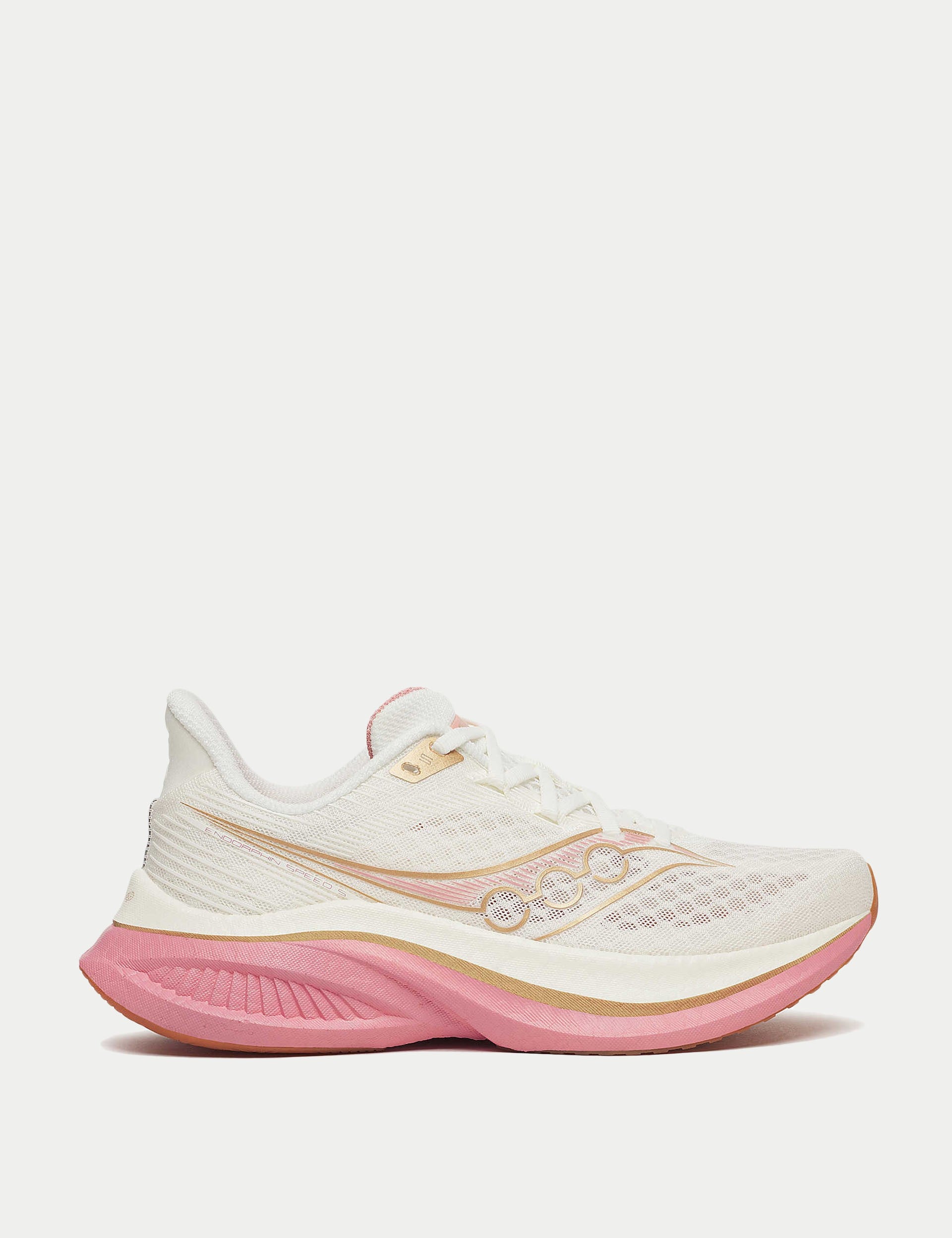 Saucony | Endorphin Speed 5 - Ivory/Mauve | The Sports Edit