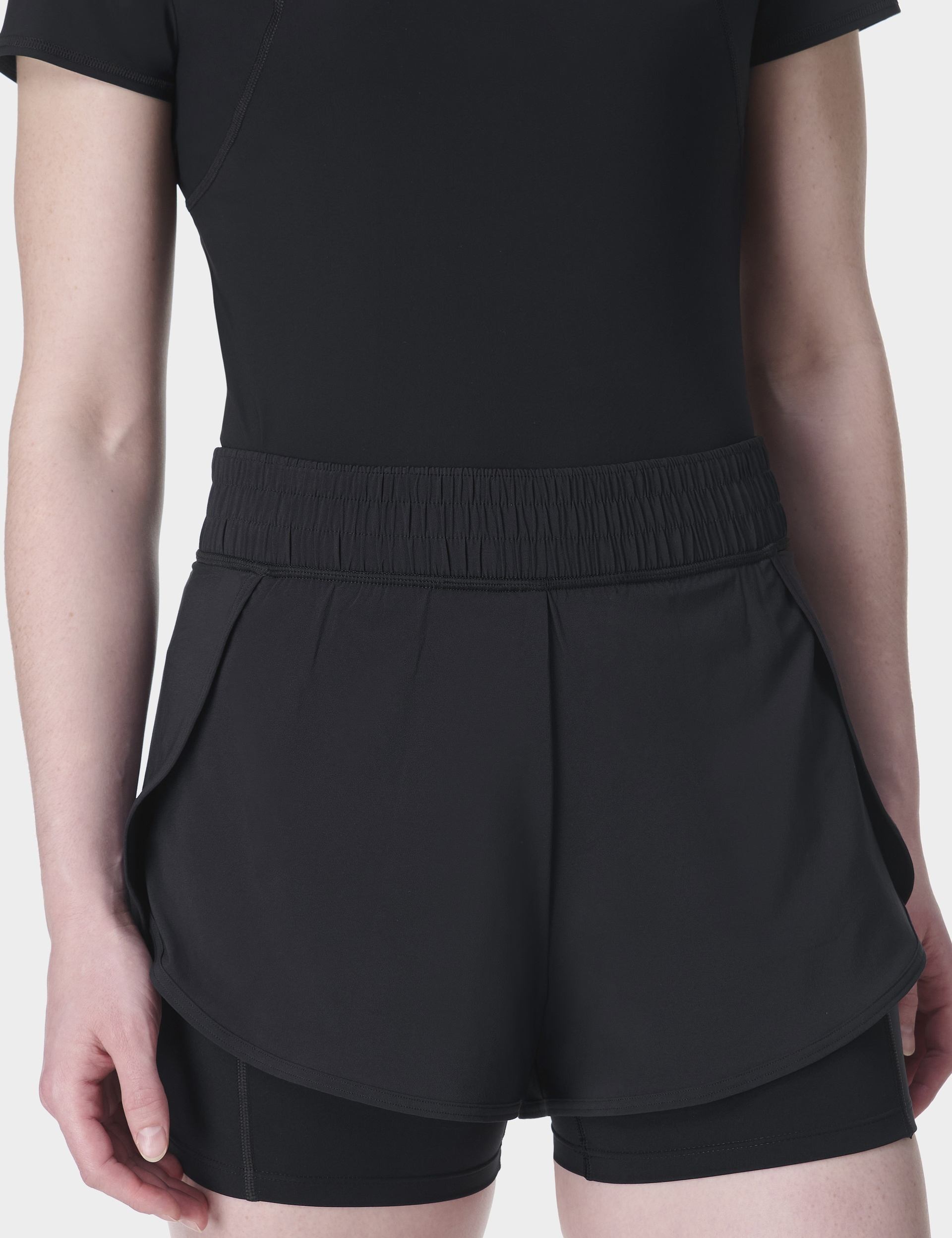 Sweaty Betty | Get Set 2-in-1 Train Shorts - Black | The Sports Edit