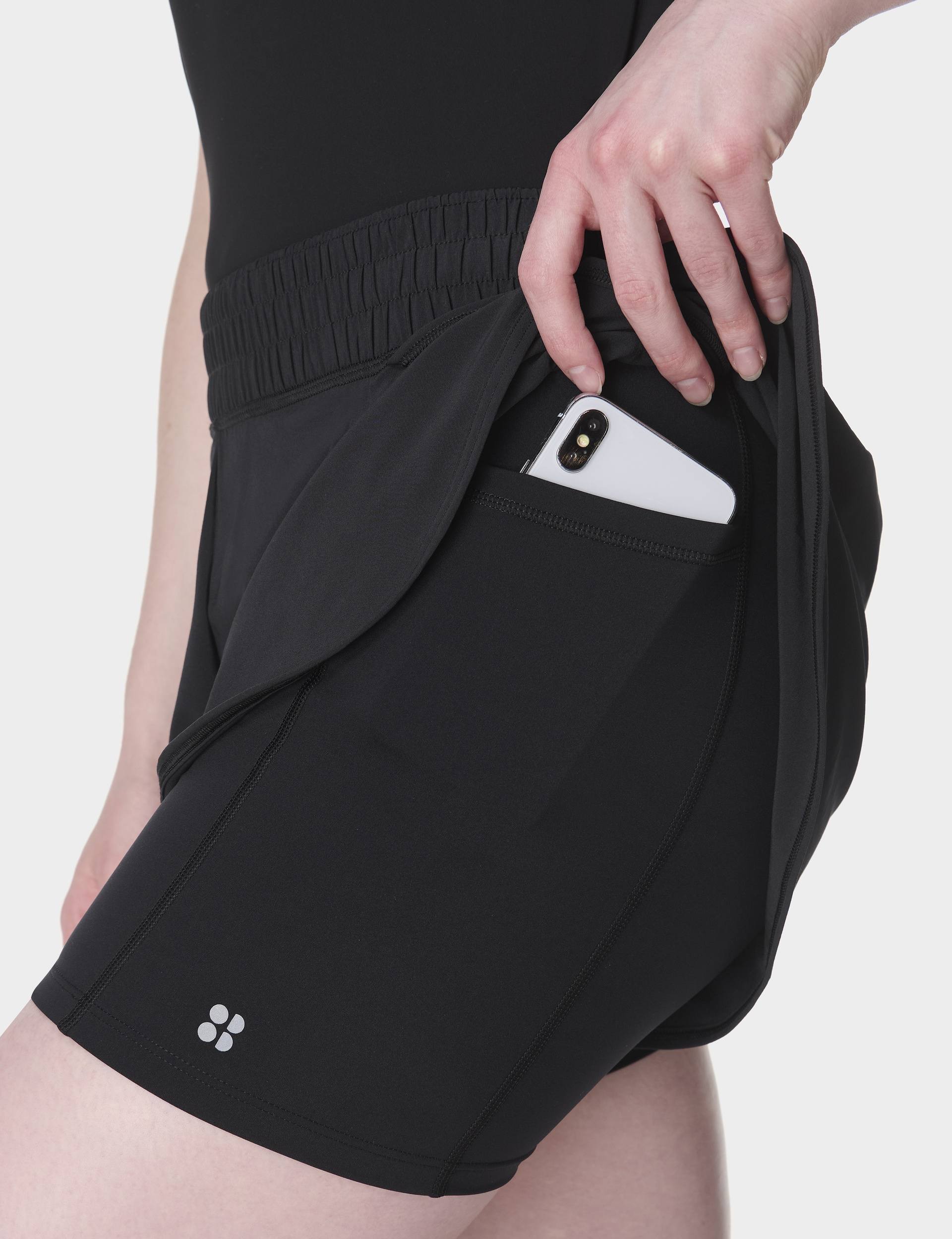 Sweaty Betty | Get Set 2-in-1 Train Shorts - Black | The Sports Edit