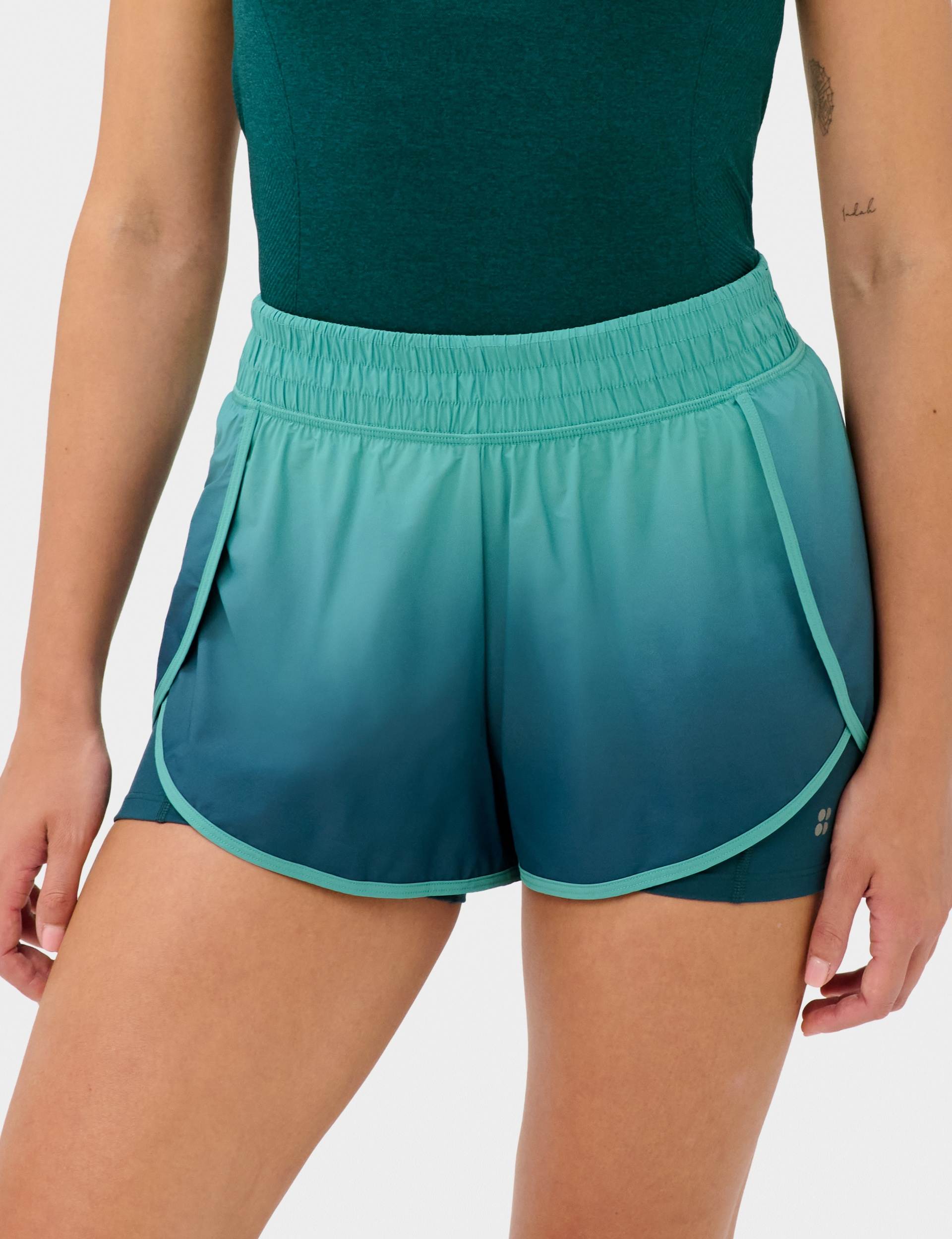 Sweaty Betty | Get Set 2-in-1 Train Shorts Deepgreen | The Sports Edit