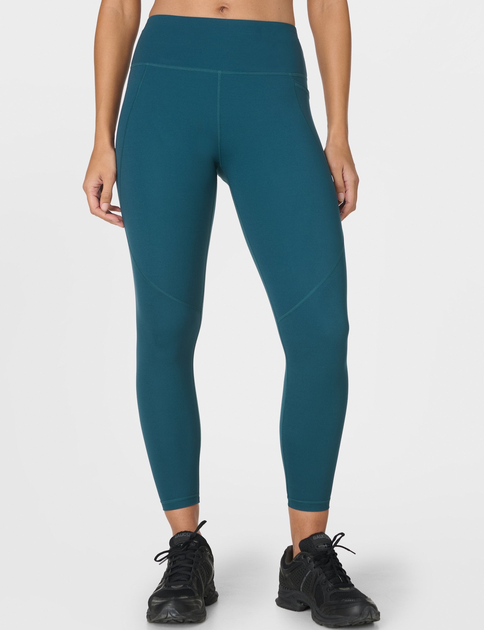 Sweaty Betty | Power 7/8 Gym Leggings - Deep Green | The Sports Edit