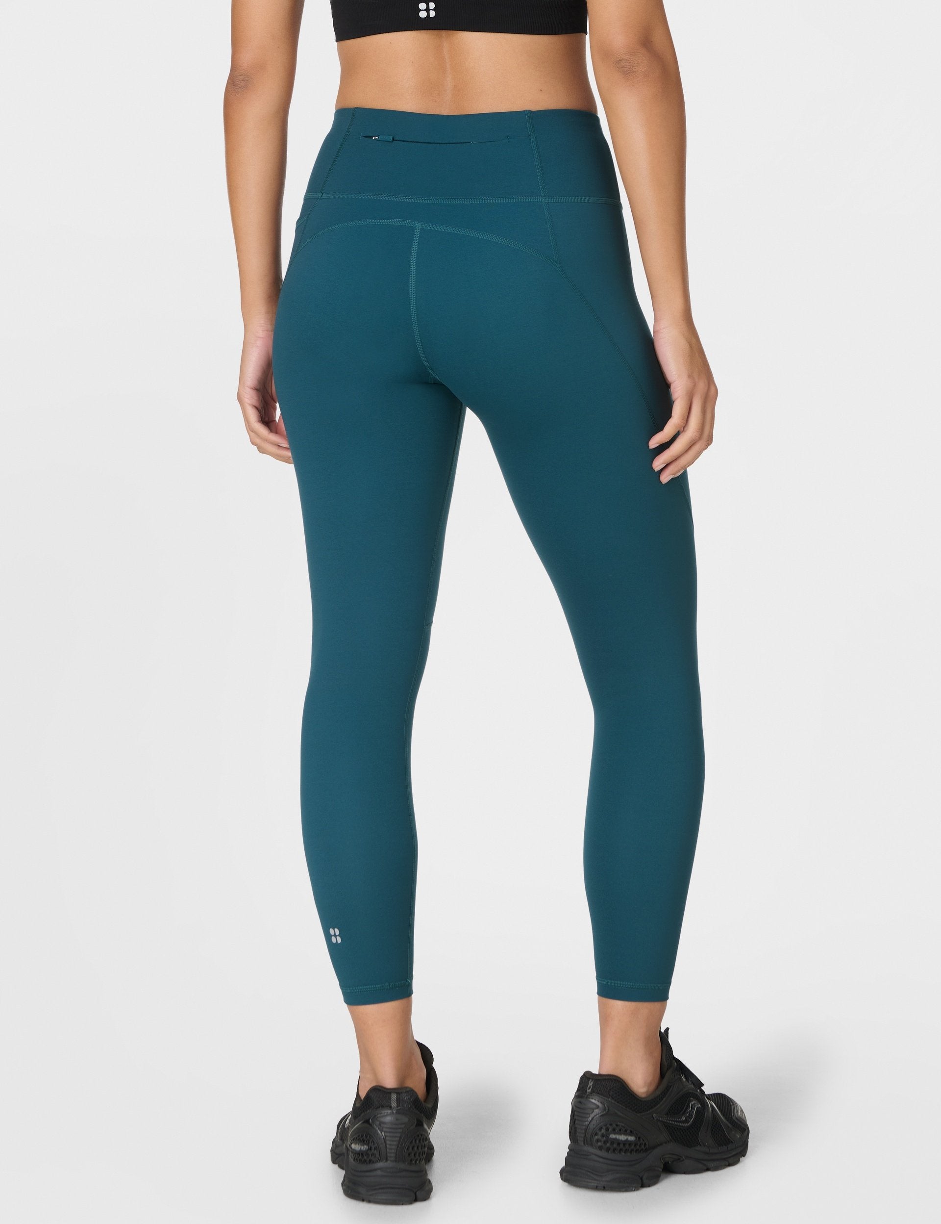 Sweaty Betty | Power 7/8 Gym Leggings - Deep Green | The Sports Edit