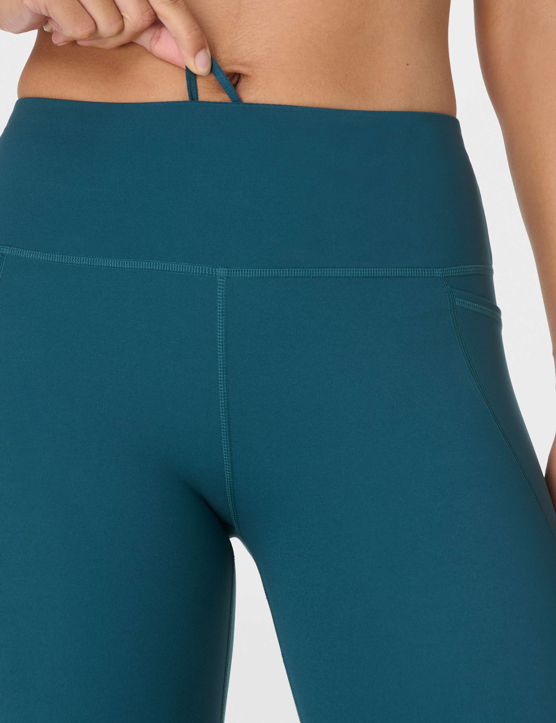 Sweaty Betty | Power 7/8 Gym Leggings - Deep Green | The Sports Edit